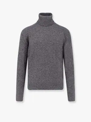 Seven Gauge Cuffed Knitwear For Men
