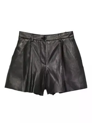 P.a.r.o.s.h Lamb Leather Shorts