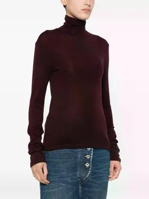 FORTE_FORTE Turtleneck Sweater - Red