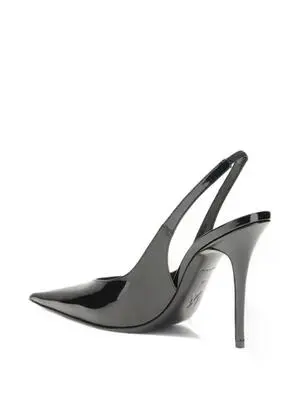 Amina Muaddi 105mm Slingback Pointed-toe Pumps