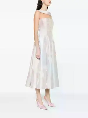 Talbot Runhof Off-shoulder Dress