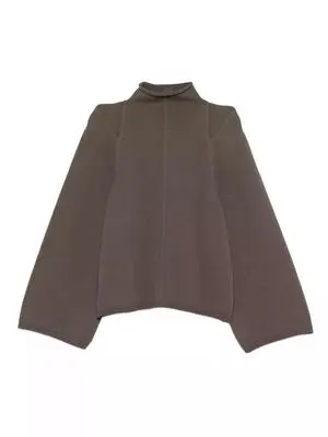 Rick Owens Funnel-neck Wool Sweater