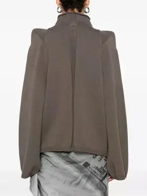 Rick Owens Funnel-neck Wool Sweater