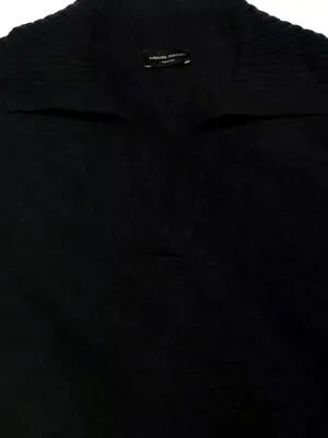 ROBERTO COLLINA Wool Polo Top