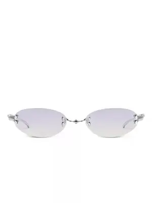 GENTLE MONSTER Furi 02 Oval-frame Sunglasses - Purple