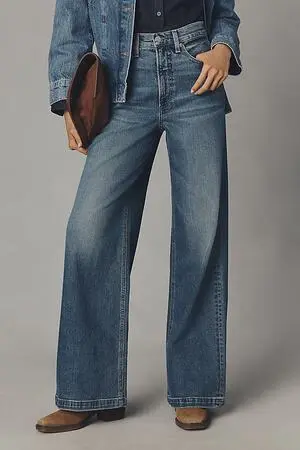 High Rise Wide Leg Denim