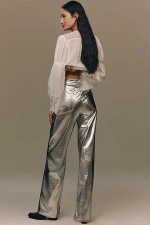 Rag & Bone Logan Faux Leather Wide-leg Pants