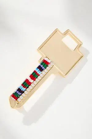 Anthropologie Key Brooch - Multi