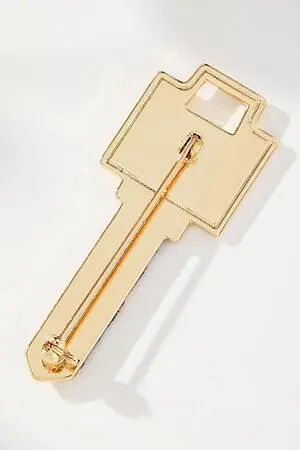 Anthropologie Key Brooch