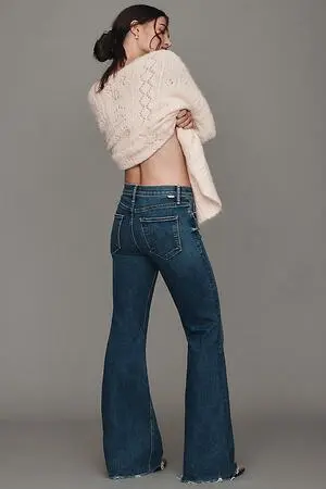 MOTHER The Doozy Sneak Mid-rise Wide-leg Jeans