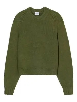 Closed Long Sleeve Crew-neck Sweater