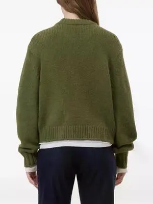 Closed Long Sleeve Crew-neck Sweater