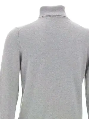 GRAN SASSO Ribbed Turtleneck Sweater - Grey