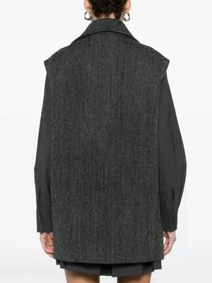 P.a.r.o.s.h Asymmetric Zip Gilet