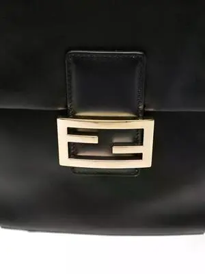 Fendi Leather Foldover Backpack