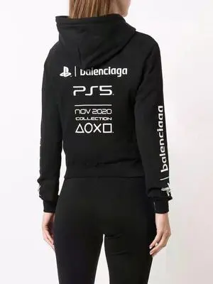 Balenciaga Ps5 Hoodie - Black