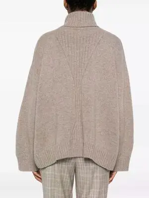 Eric Bompard Ribbed Turtleneck Cashmere Sweater