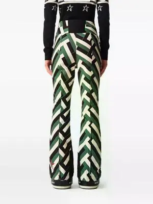 Perfect Moment Chevron Flared Ski Trousers