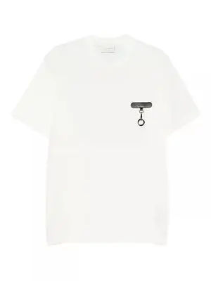 YES LONDON Charm-detailing T-shirt - White
