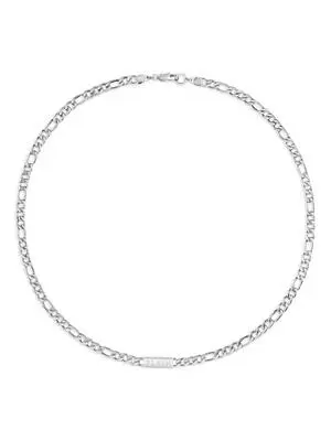 Philipp Plein Silver Tone Necklaces For Men