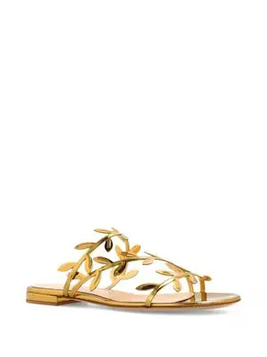 GIANVITO ROSSI Leather Flat Sandals