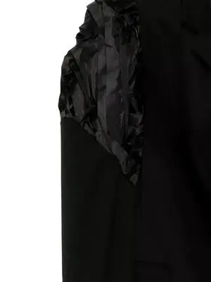 Comme Des Garçons Ruffled-sleeve Blazer