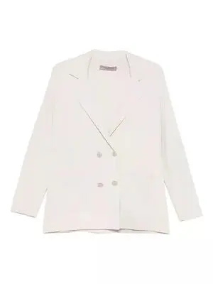 D.exterior Button Detailed Blazers For Women