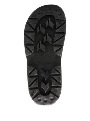 Bogner Embossed Crossover Flat Sandals