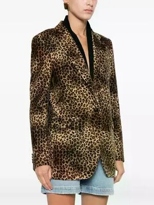 Tagliatore Leopard-print Blazer