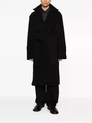 Yohji Yamamoto Wide-lapel Coat