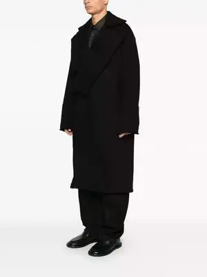 Yohji Yamamoto Wide-lapel Coat