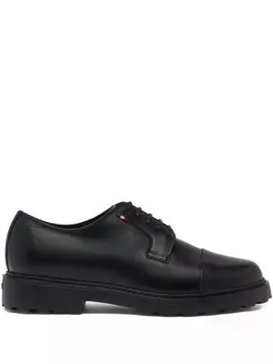 Bally Gusto Logo Leather Derby Shoes