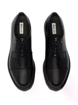 Bally Gusto Logo Leather Derby Shoes