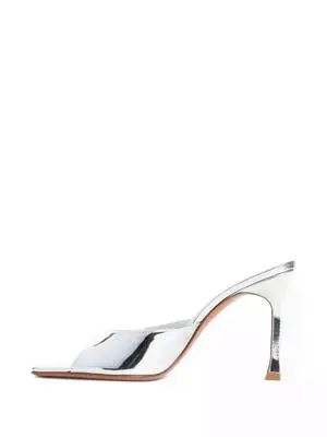 Amina Muaddi Square-toe Heeled Sandals