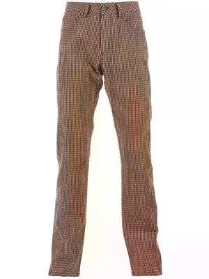Carven Checked Cotton Blend Trousers