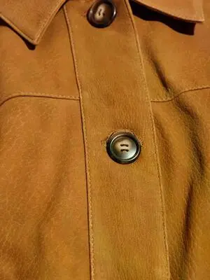 IRO PARIS Button Suede Jacket - Brown
