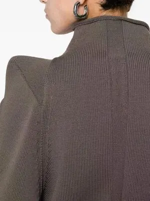 Rick Owens Funnel-neck Wool Sweater
