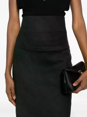 Alberta Ferretti Wool Pencil Skirt
