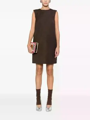 Moschino Text-print Virgin Wool Dress