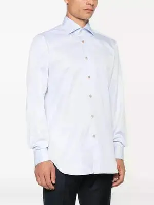 Kiton Cotton Shirt - Blue