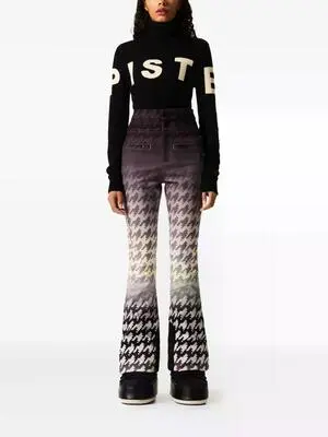 Perfect Moment Houndstooth Flared Trousers