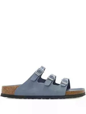 Birkenstock Blue Slides Sandals For Women