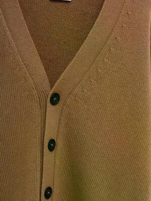 Moncler Logo Patch Wool Cardigan