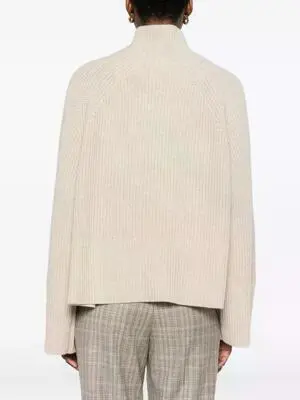 Eric Bompard High-neck Buttoned Sweater