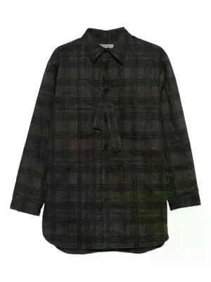 Yohji Yamamoto Plaid-pattern Shirt