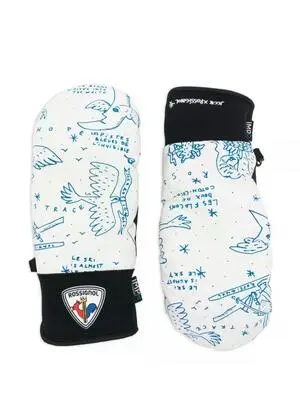 Rossignol X Jcc Missy Printed Gloves - White