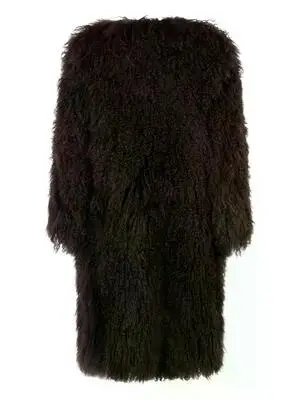 YVES SALOMON Long-sleeve Shearling Coat