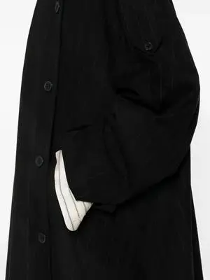 THE NINA STUDIO Pinstripe Pattern Coat