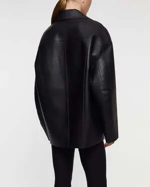 WAKAKUU Lugo Faux Leather Jacket