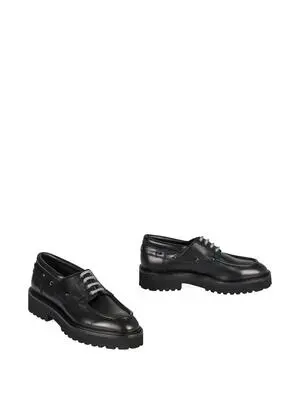 DOUCAL'S Leather Lace-up Loafers